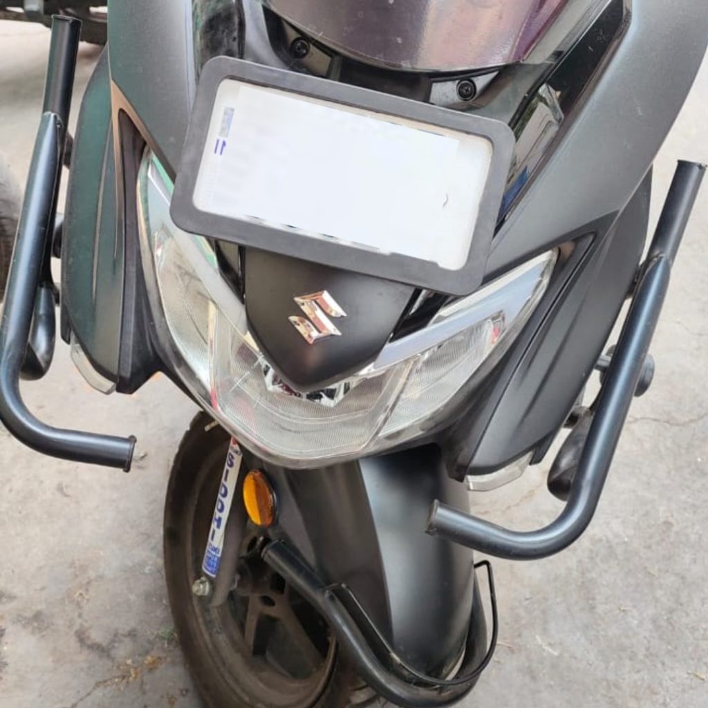 Sarkkart Premium Heavy-Duty Crash Guard for Suzuki Burgman – Thick ...