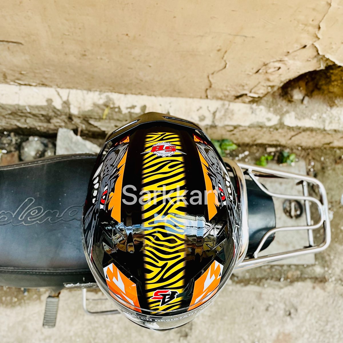 Steelbird SBA-21 ISS Glossy Black Dual Visor Full Face Helmet - Limited ...