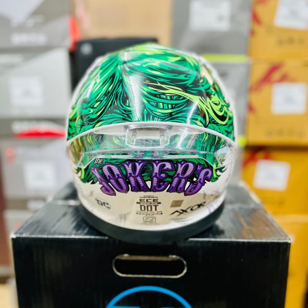 SMK Stellar Sports Turbo Full FACE Helmet with PINLOCK Fited and anti ...