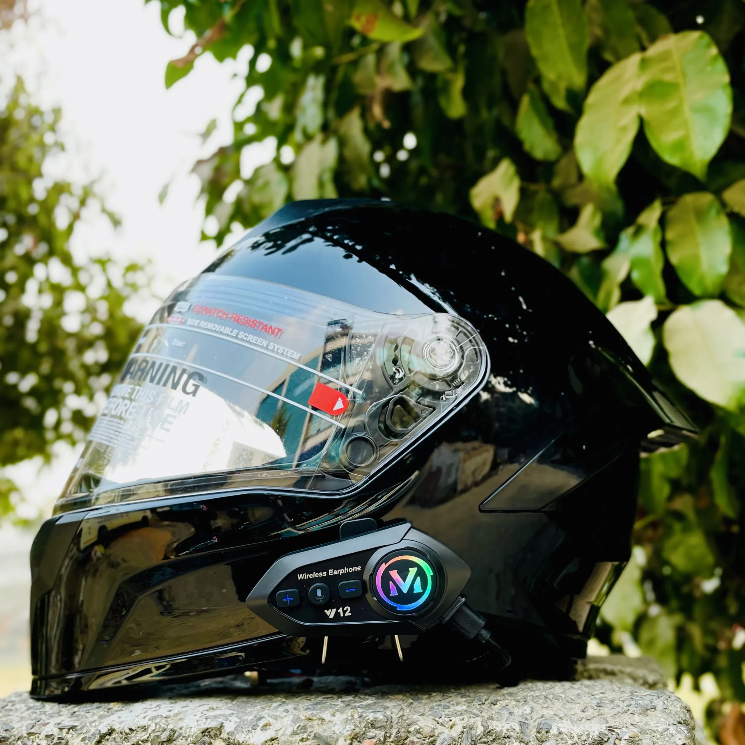 Vega Sonic Solid Full Face Helmet ISI Certified with Clear Visor ...